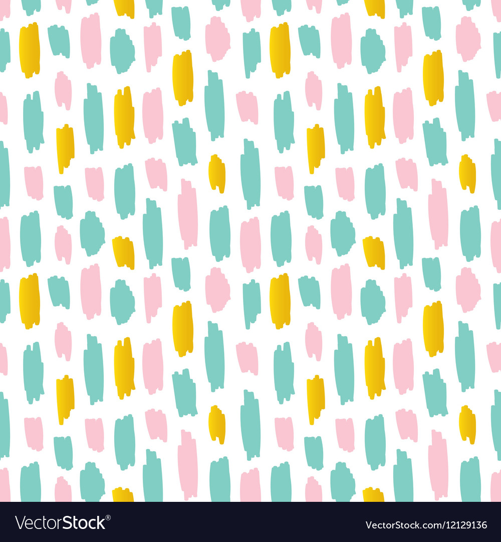 Abstract strokes seamless pattern background Vector Image