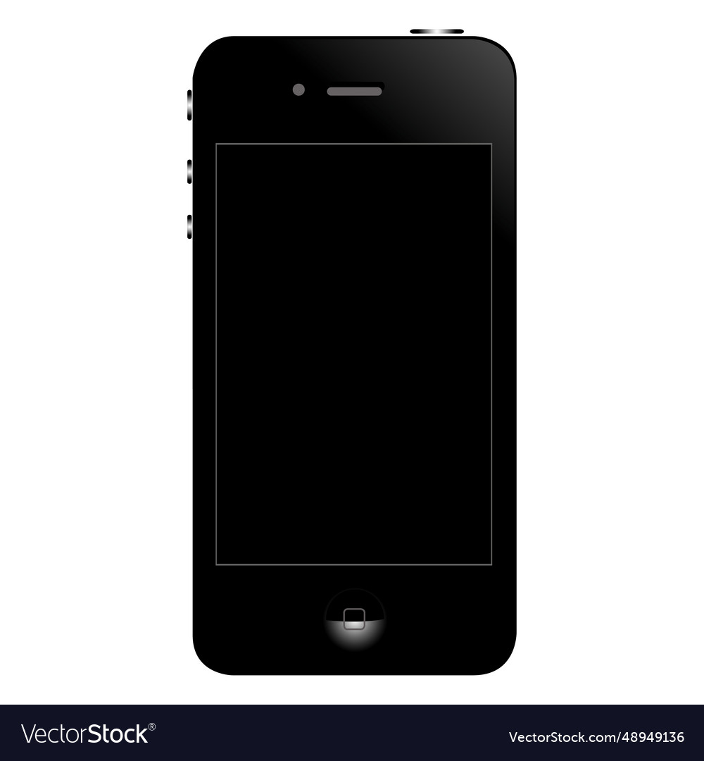 Phone device front Royalty Free Vector Image - VectorStock