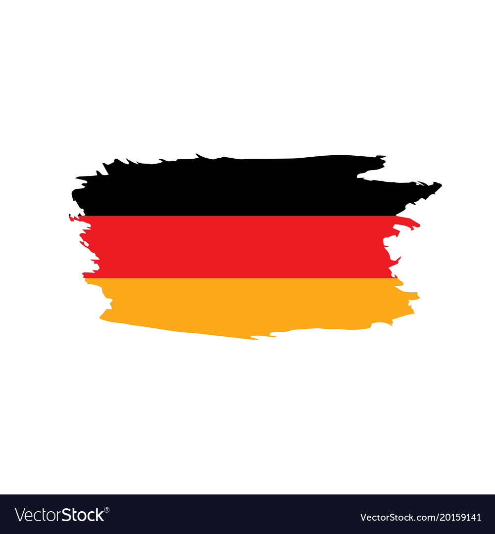 Germany flag Royalty Free Vector Image - VectorStock