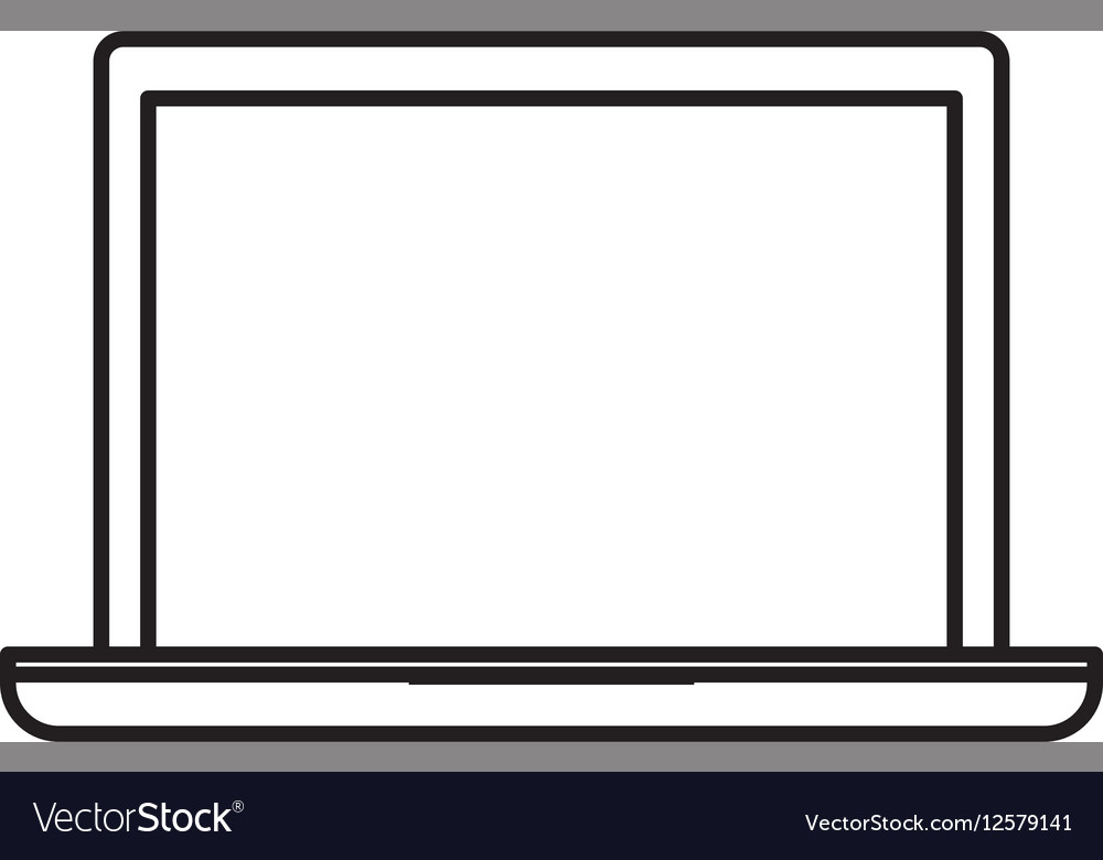 Laptop computer technology Royalty Free Vector Image