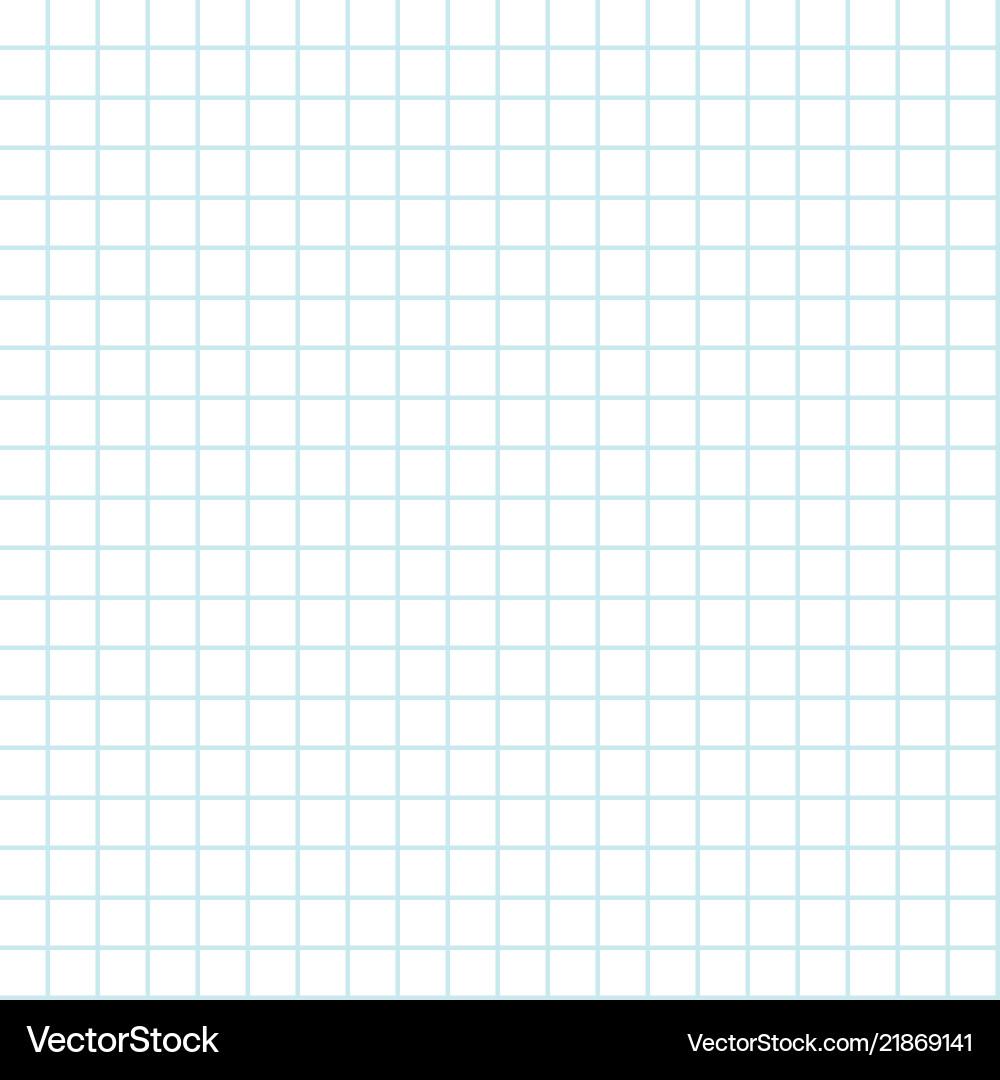 Seamless grid background lined sheet of paper Vector Image