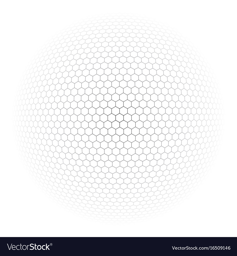 Background globe with hexagon signs Royalty Free Vector