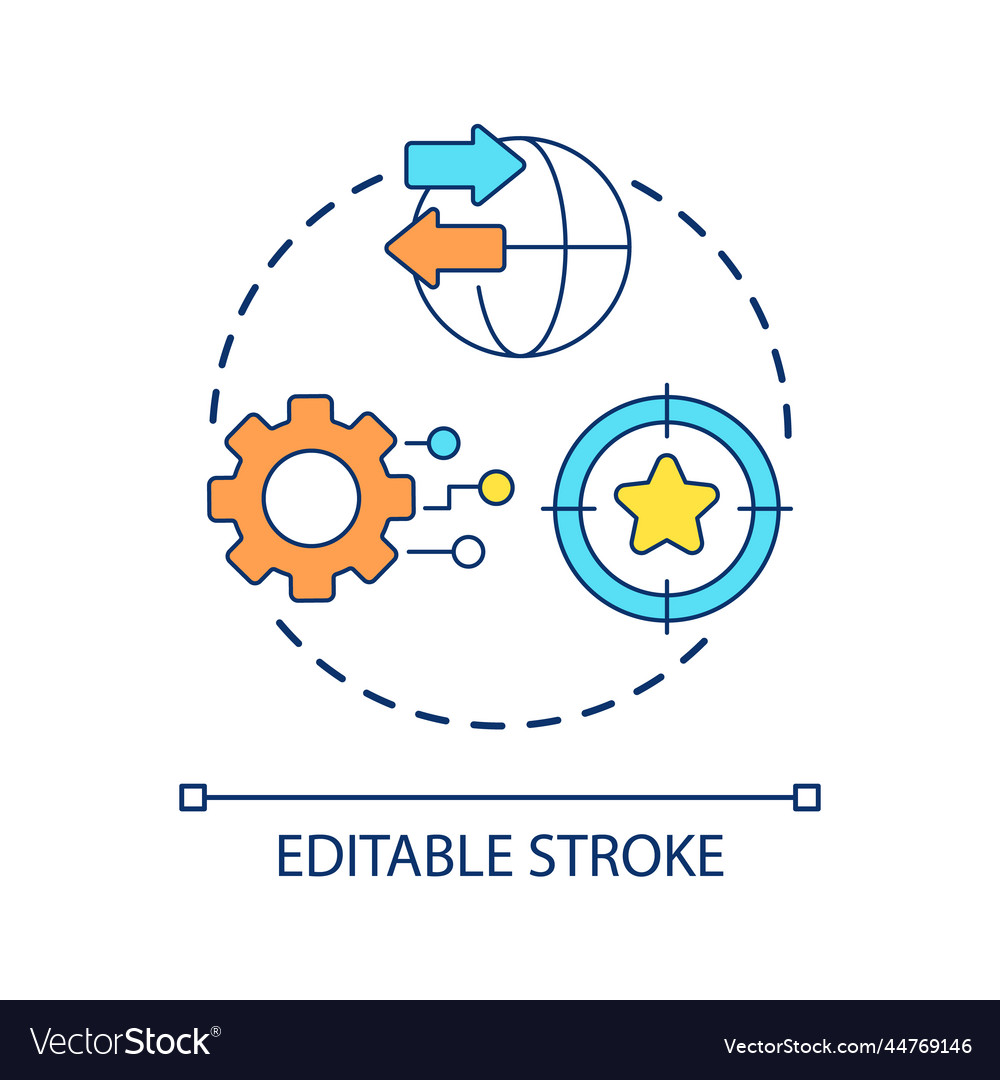 Better server performance concept icon Royalty Free Vector