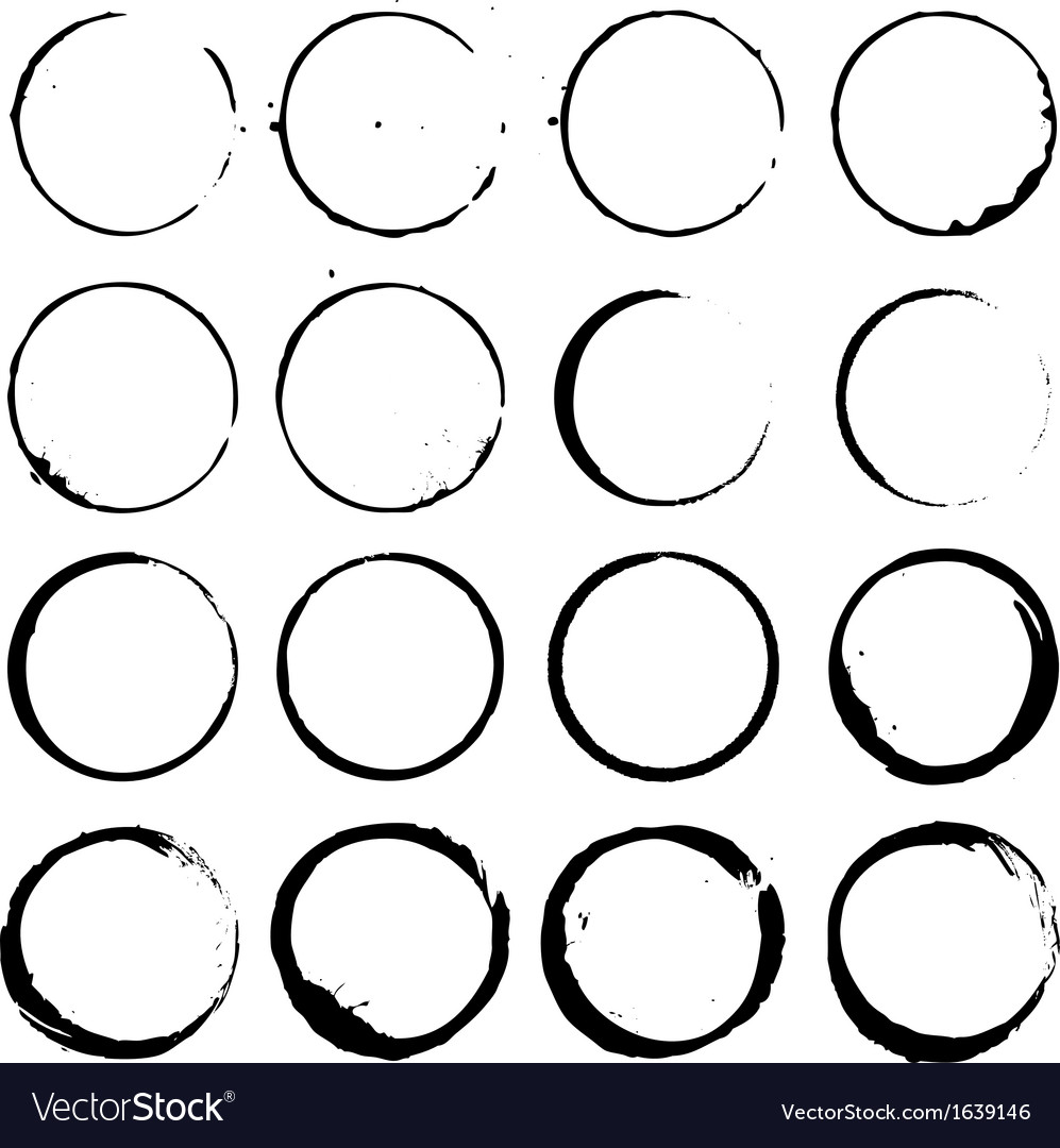 Circle elements set 02 Royalty Free Vector Image
