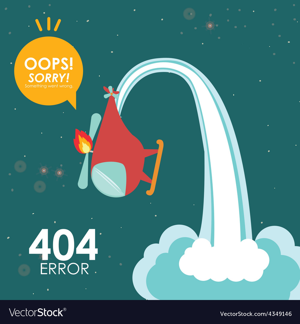 Error design Royalty Free Vector Image - VectorStock