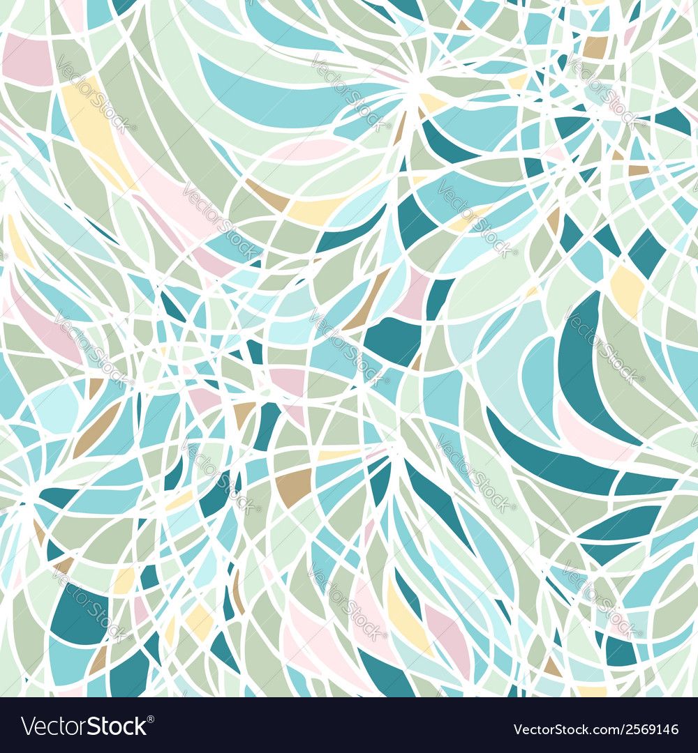 Seamless wave hand-drawn pattern Royalty Free Vector Image