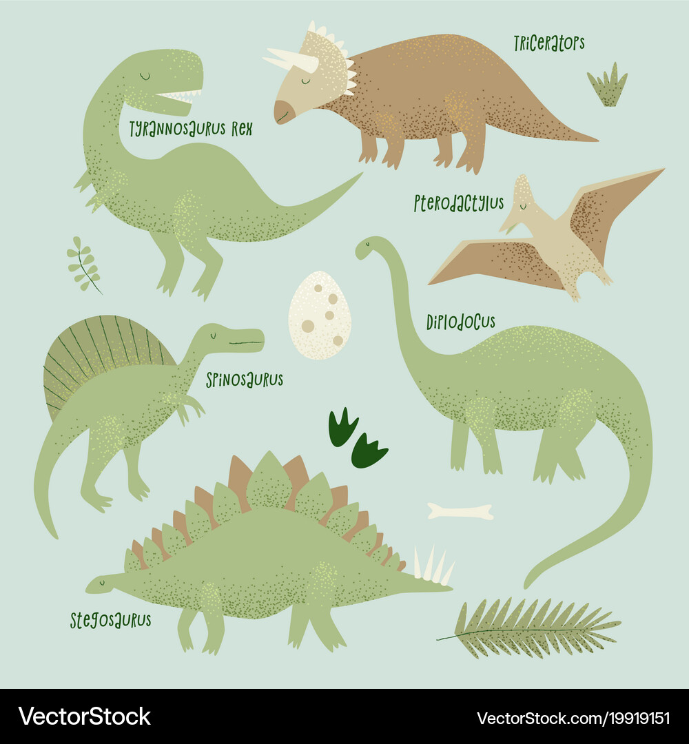Dinosaurs design tyrannosaurus rex Royalty Free Vector Image