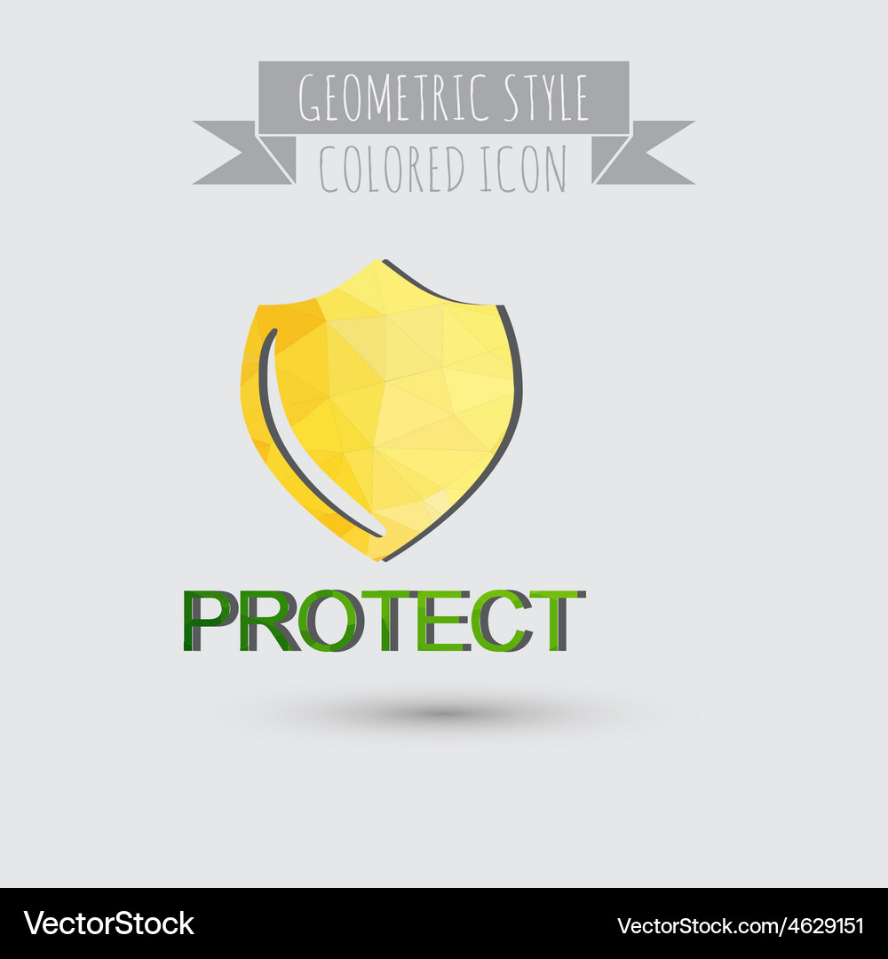 Shield a symbol of protection Royalty Free Vector Image