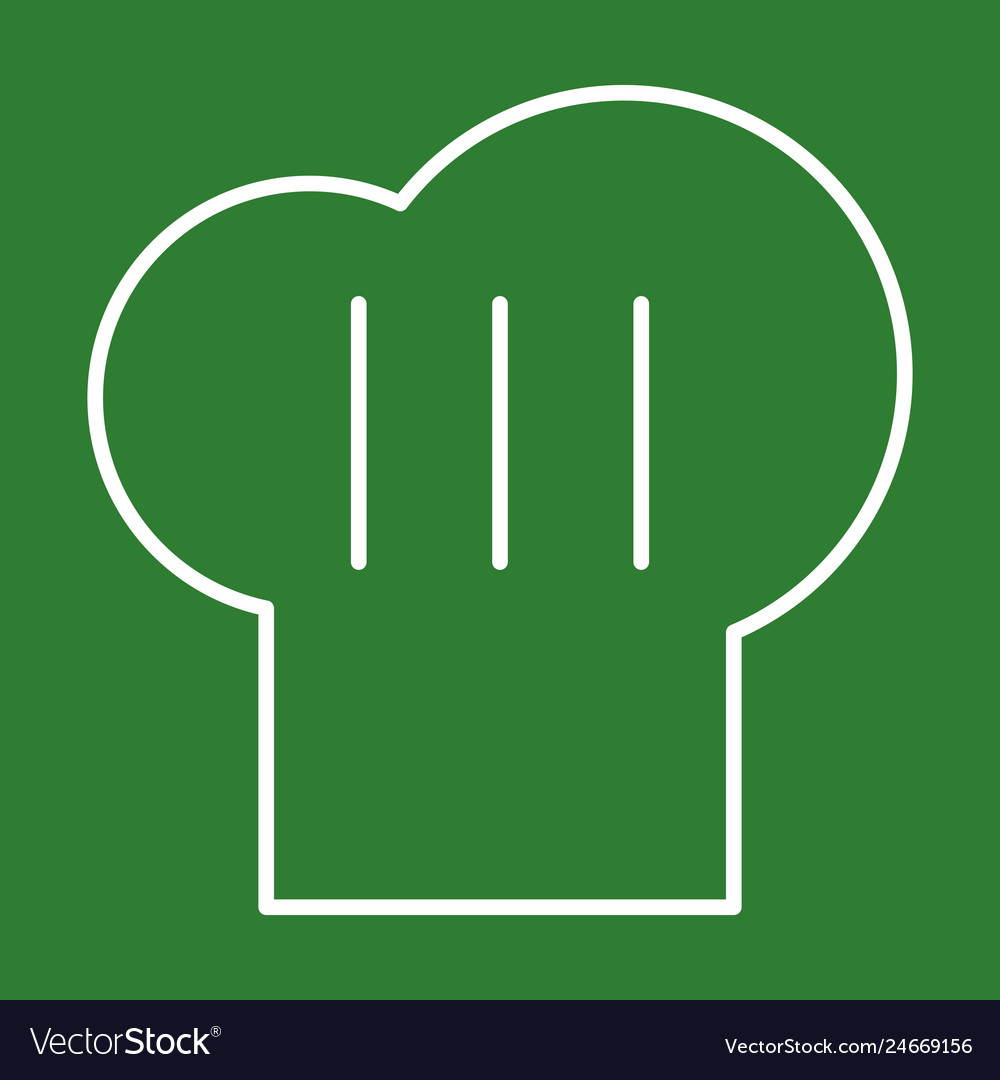 Chef cap icon Royalty Free Vector Image - VectorStock