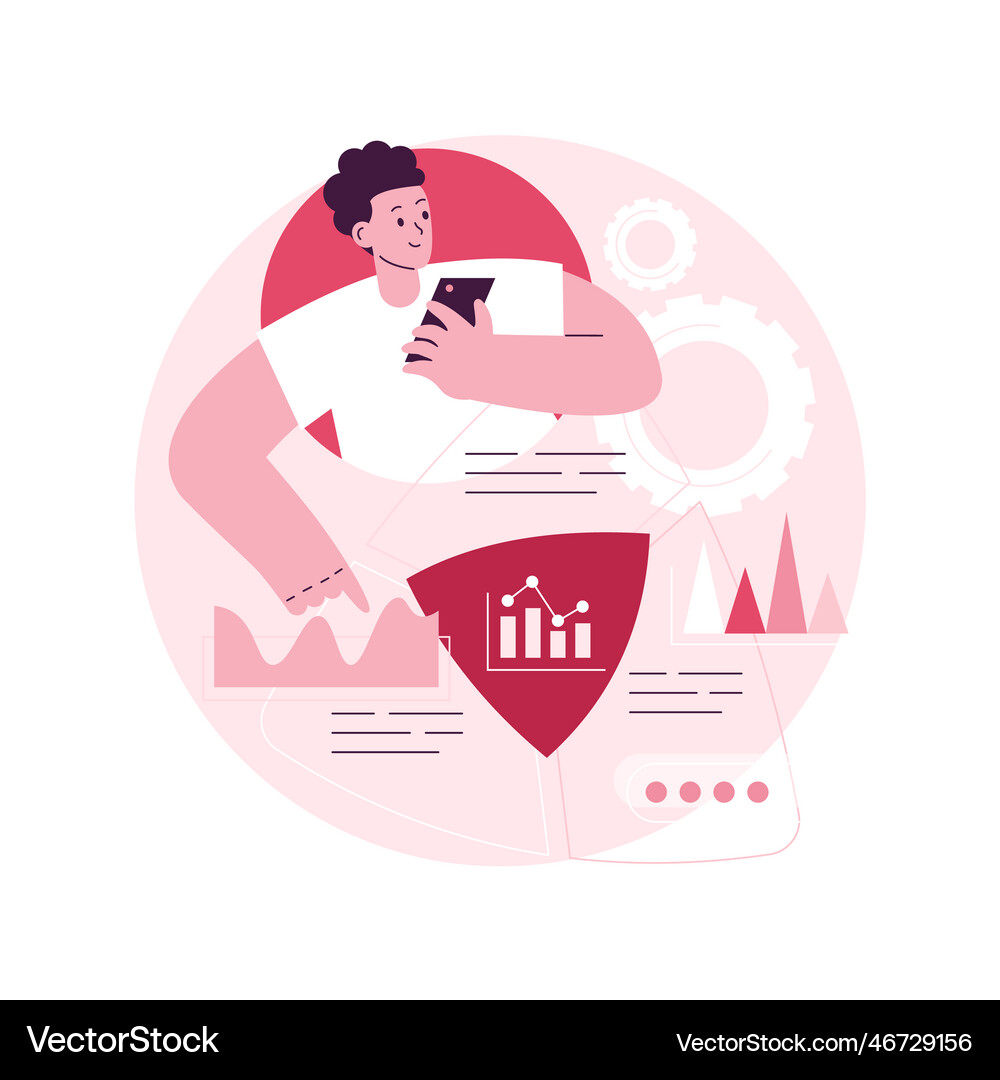 Competitive analysis abstract concept Royalty Free Vector