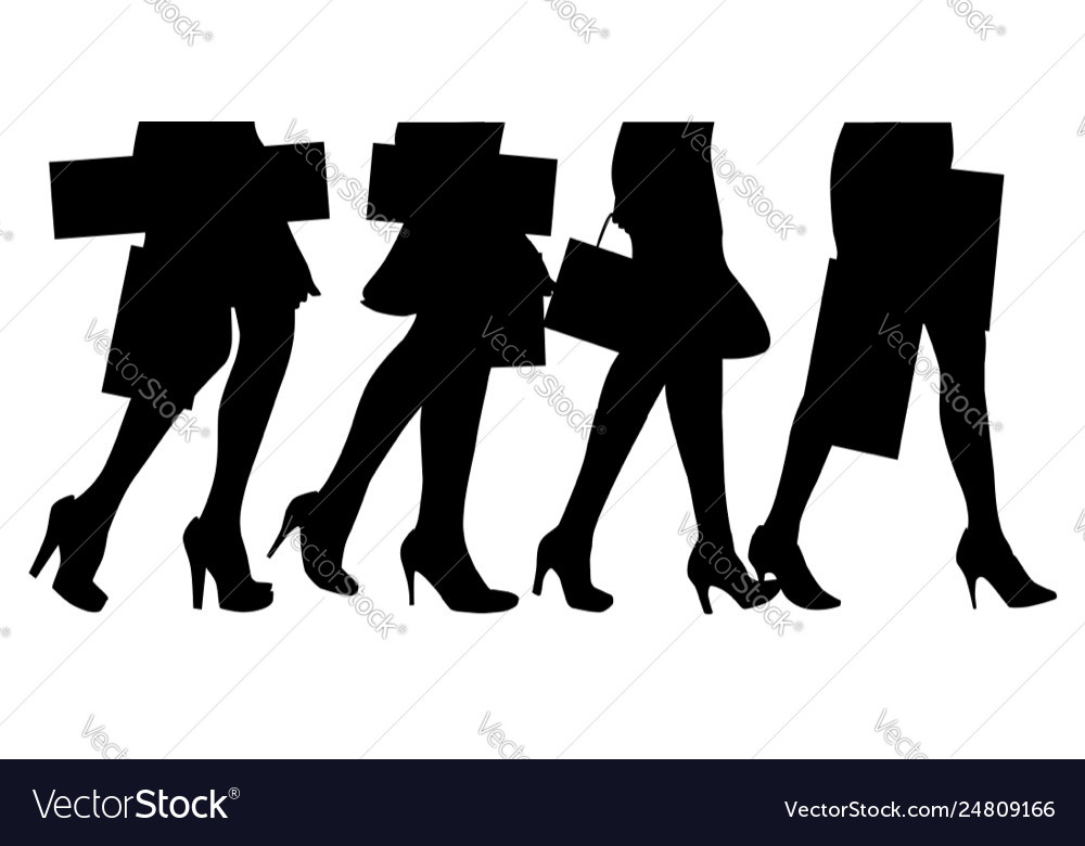 Shoppers Royalty Free Vector Image - VectorStock