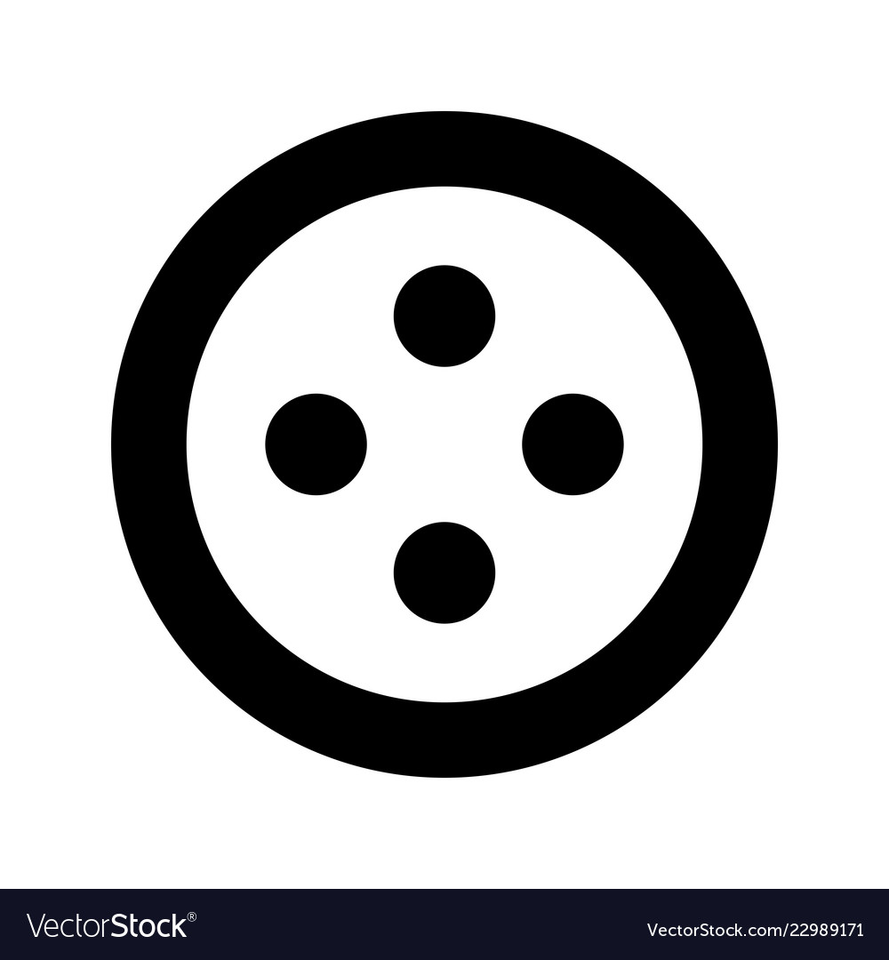 Button icon Royalty Free Vector Image - VectorStock