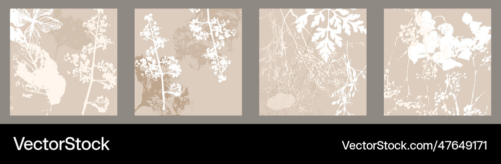 Delicate pattern wild flowers botanical Royalty Free Vector
