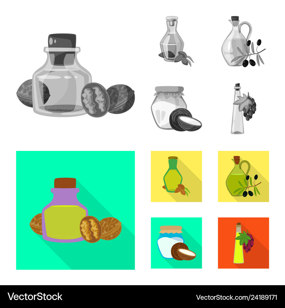 Design healthy and vegetable sign Royalty Free Vector Image