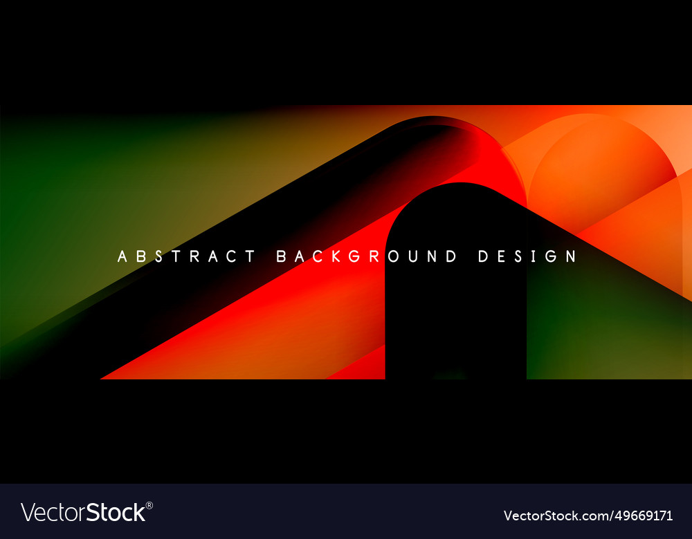 Shadow and light triangle background dynamic Vector Image