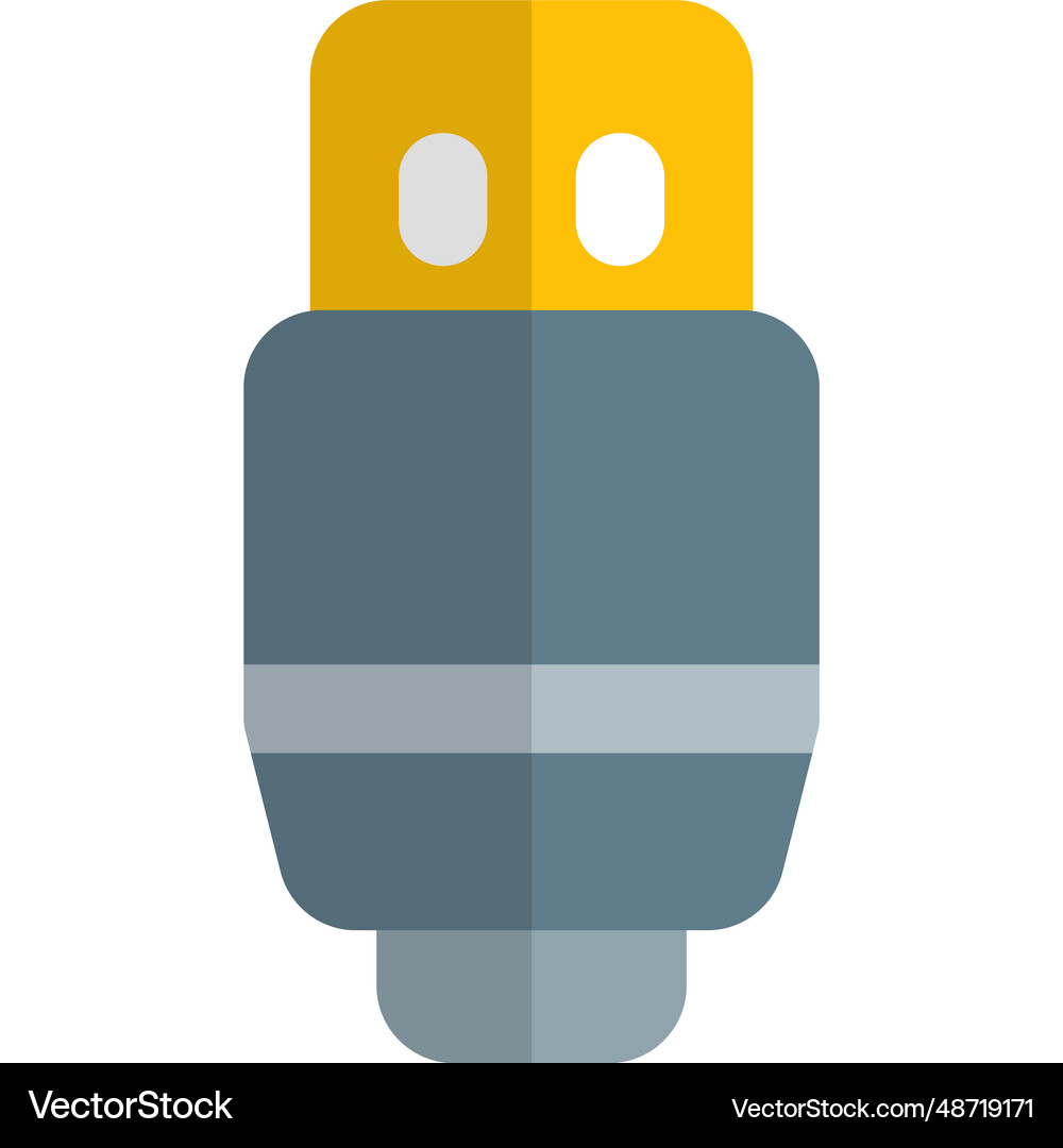 Usb charging connector from to lightning port Vector Image