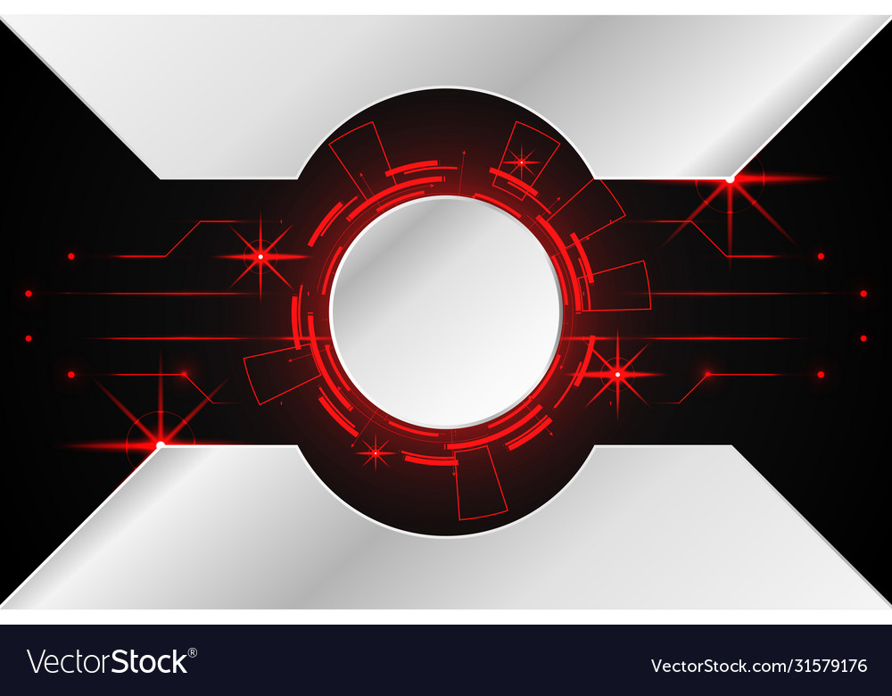 Abstract technology background concept circle Vector Image