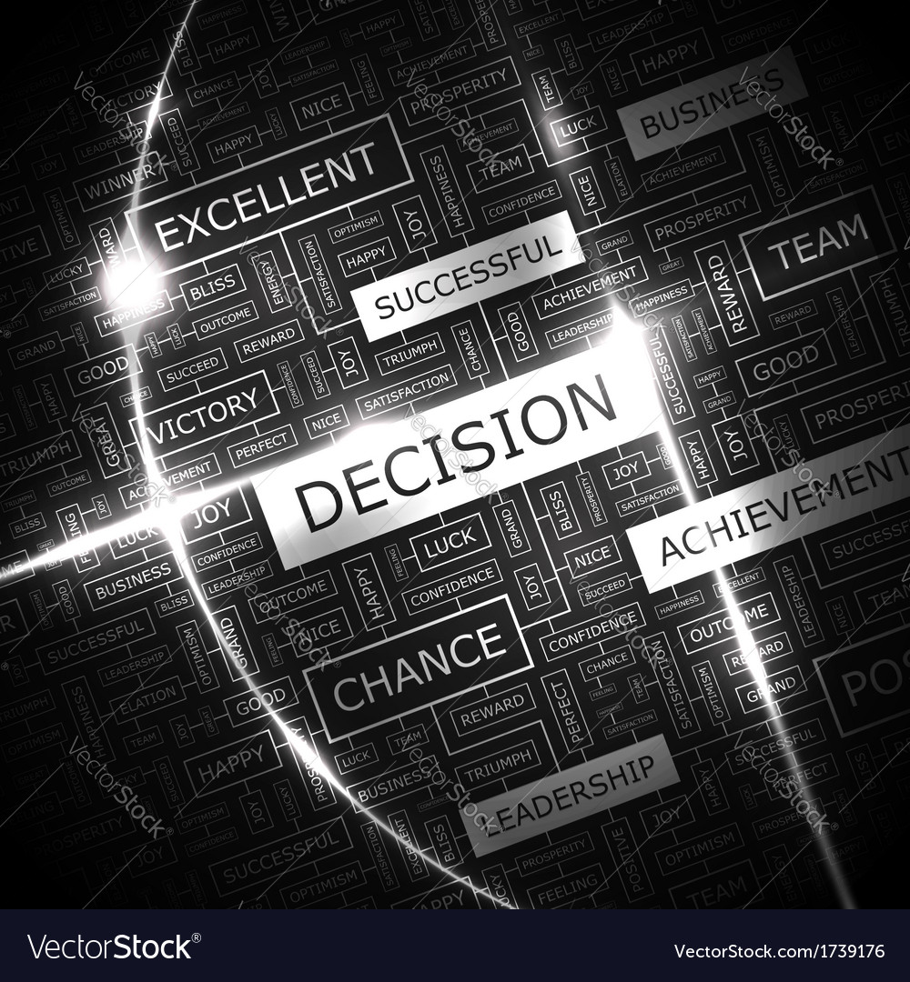 Decision Royalty Free Vector Image - VectorStock