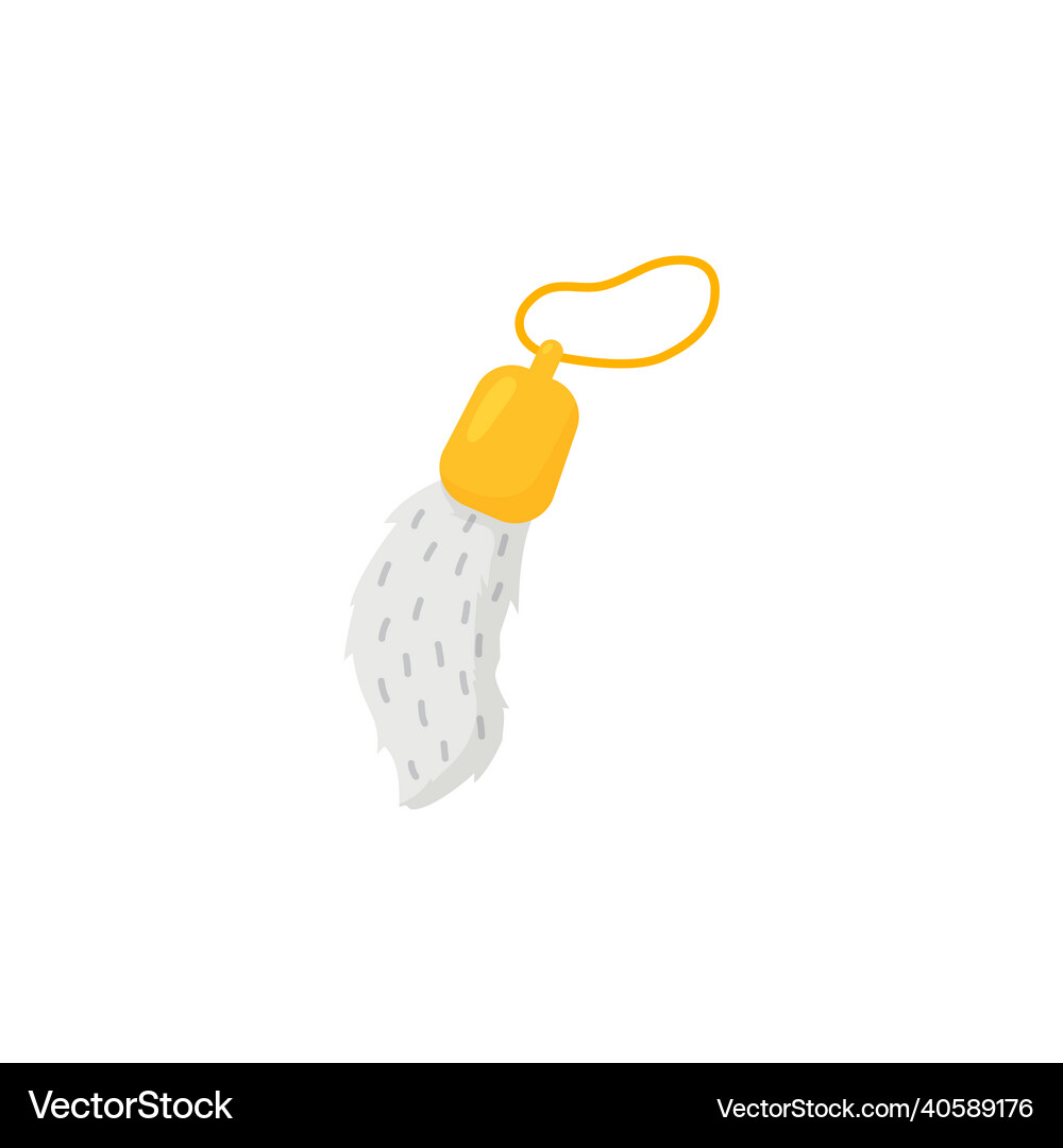 Rabbit foot luck talisman icon or symbol flat Vector Image