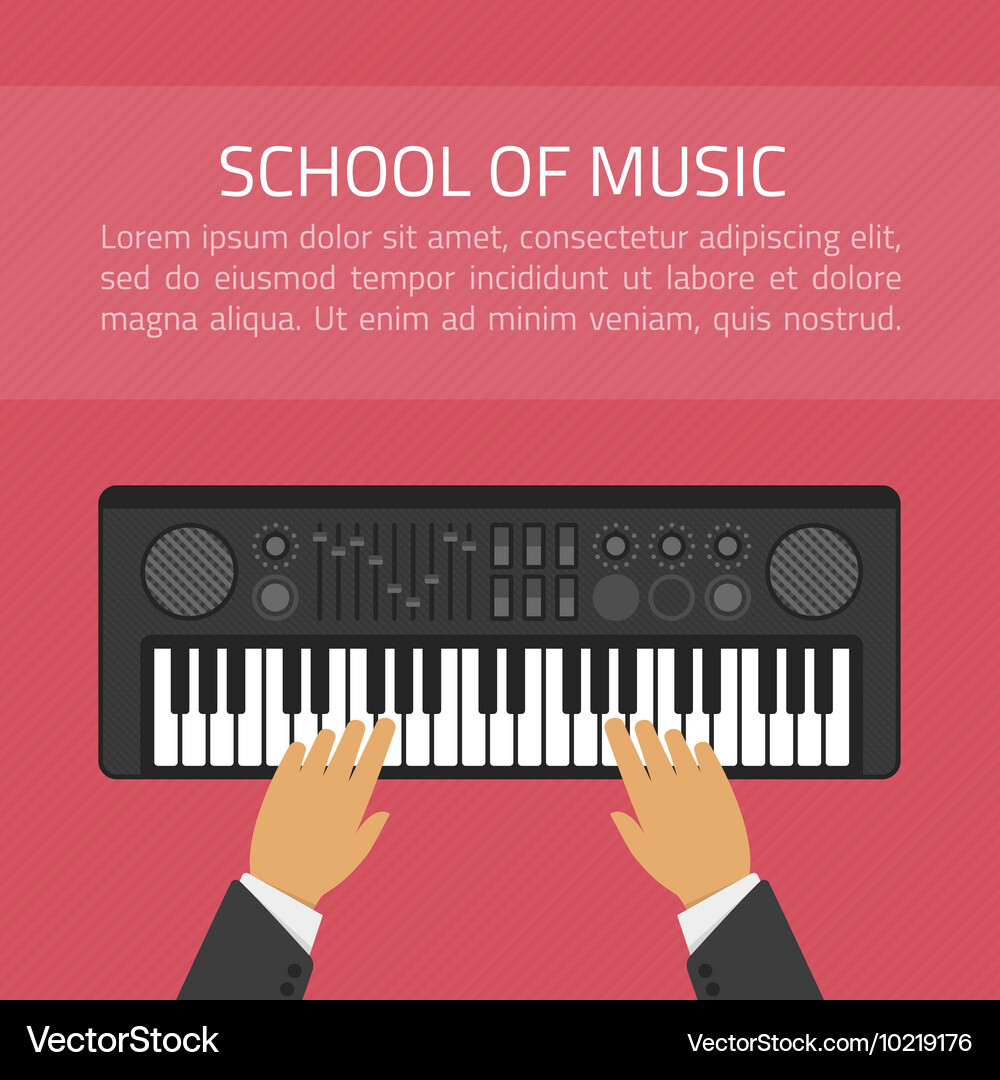 School of music Royalty Free Vector Image - VectorStock