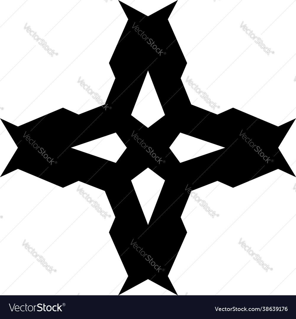 Shape design element abstract graphic resource Vector Image
