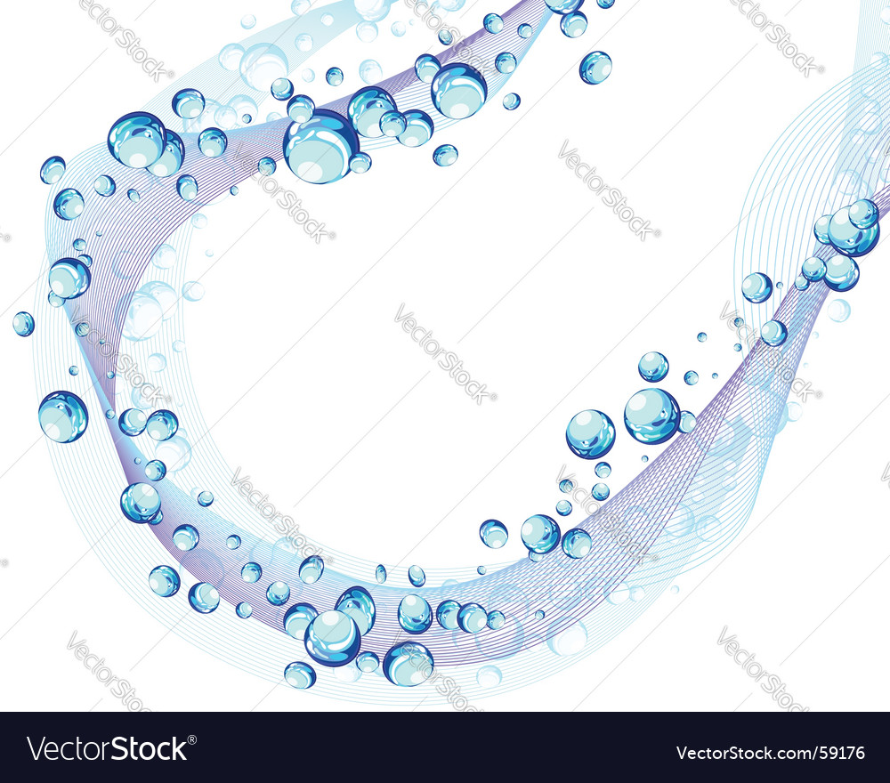 Water background Royalty Free Vector Image - VectorStock