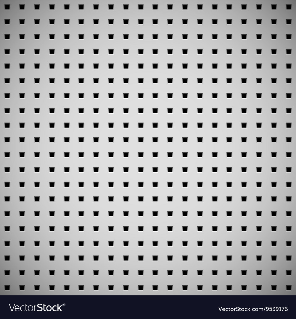 White background with perforated pattern Vector Image