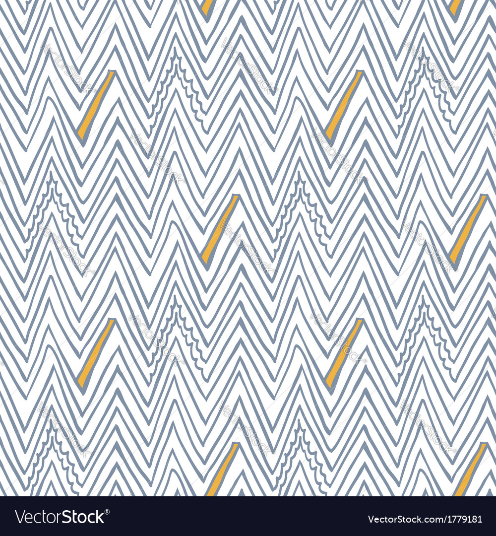 Simple seamless pattern with zigzag lines Vector Image