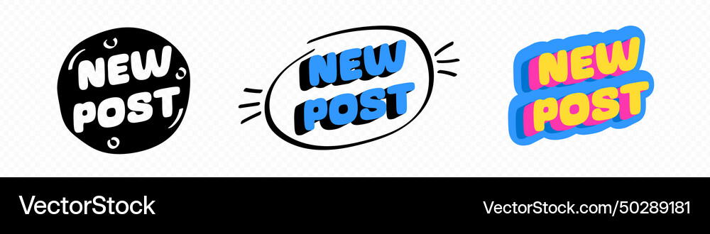 Social Media Post Sticker - Handwritten Typography
