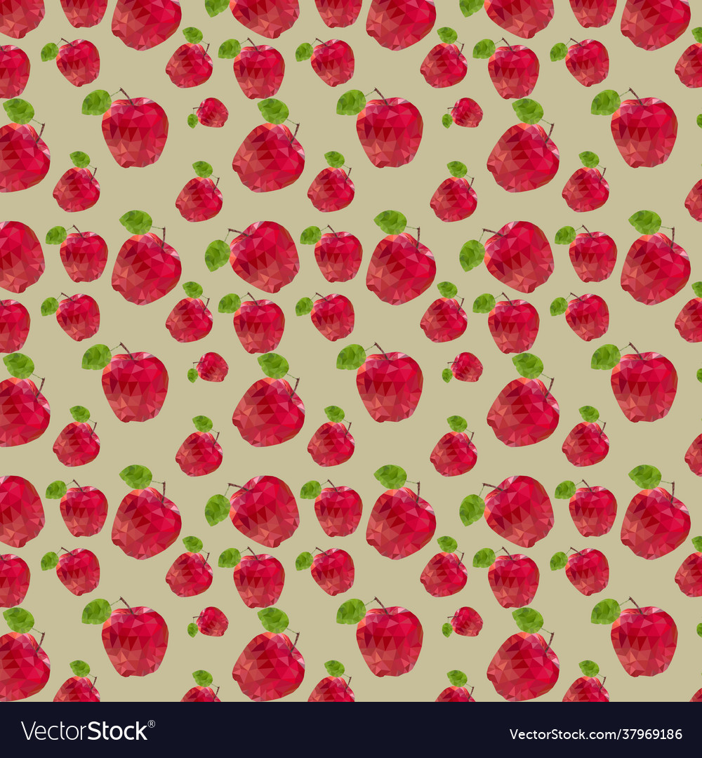 Apple pattern Royalty Free Vector Image - VectorStock