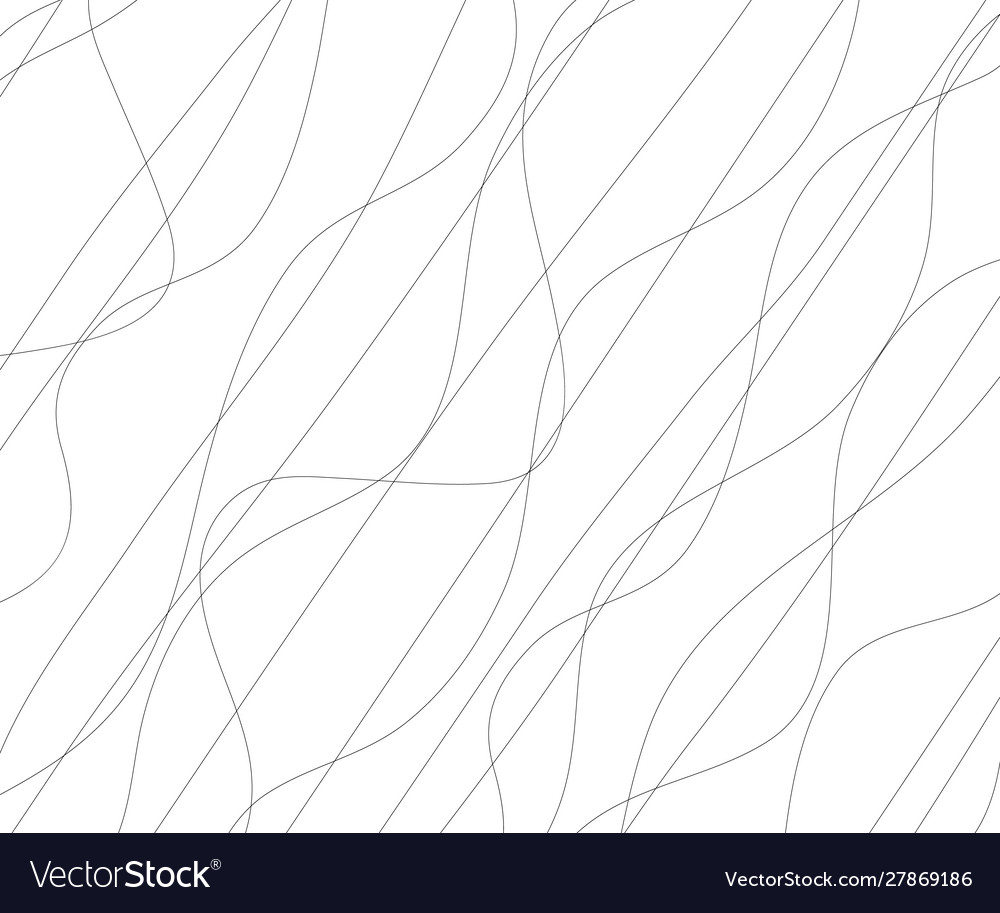 Line abstract seamless pattern with hand drawn Vector Image