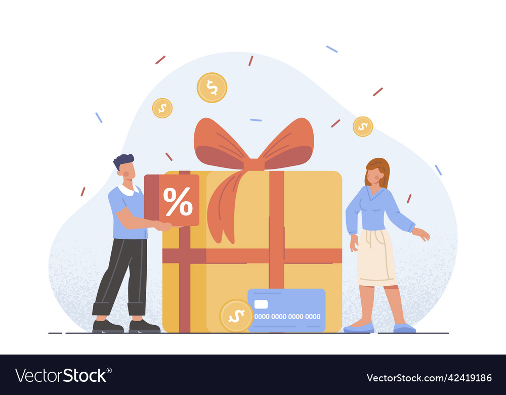 Loyalty program concept Royalty Free Vector Image