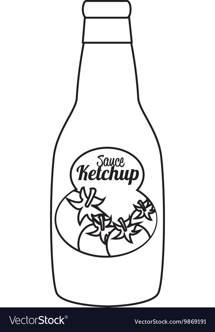 Ketchup in bottle icon Royalty Free Vector Image Ketchup in bottle icon Royalty Free Vector Image