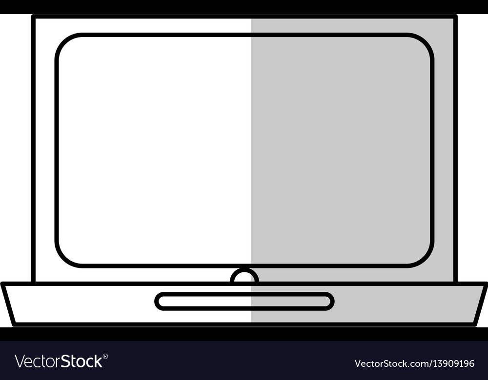 Computer device icon Royalty Free Vector Image