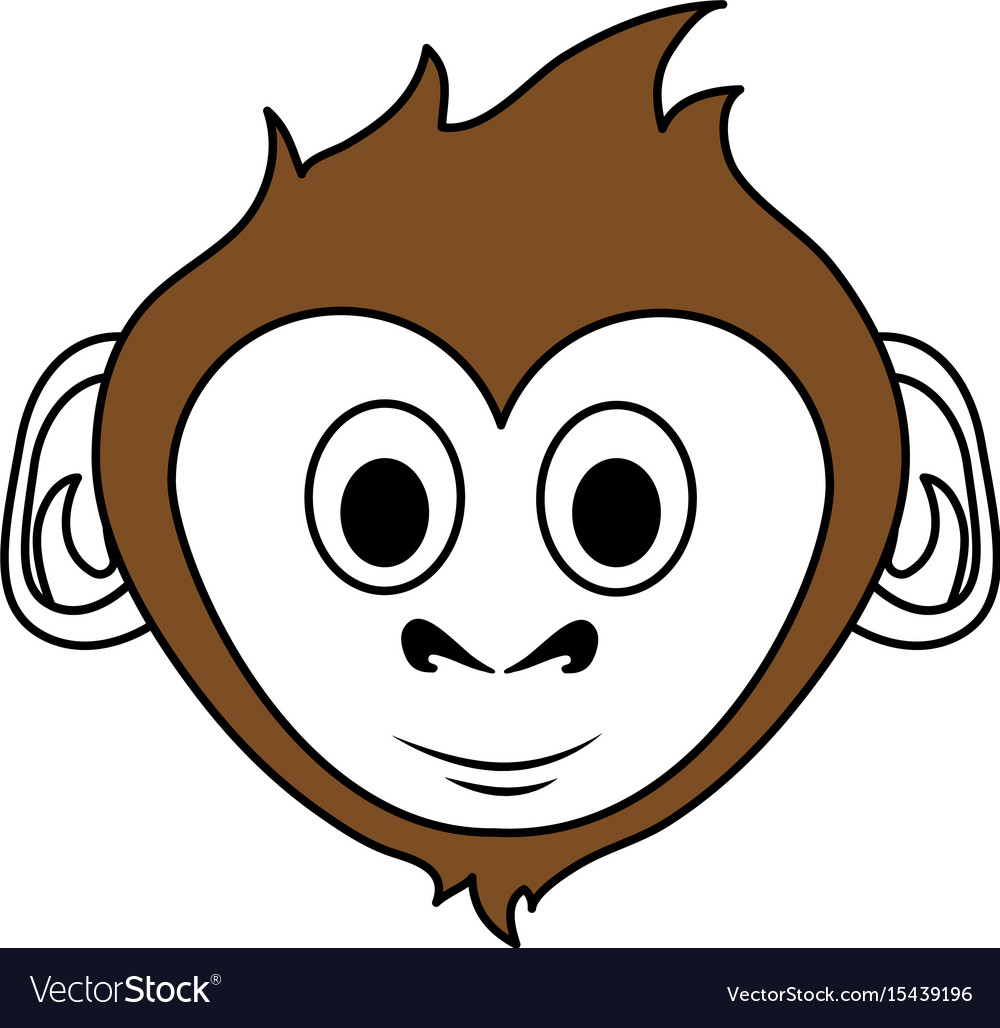 Cute monkey design Royalty Free Vector Image - VectorStock