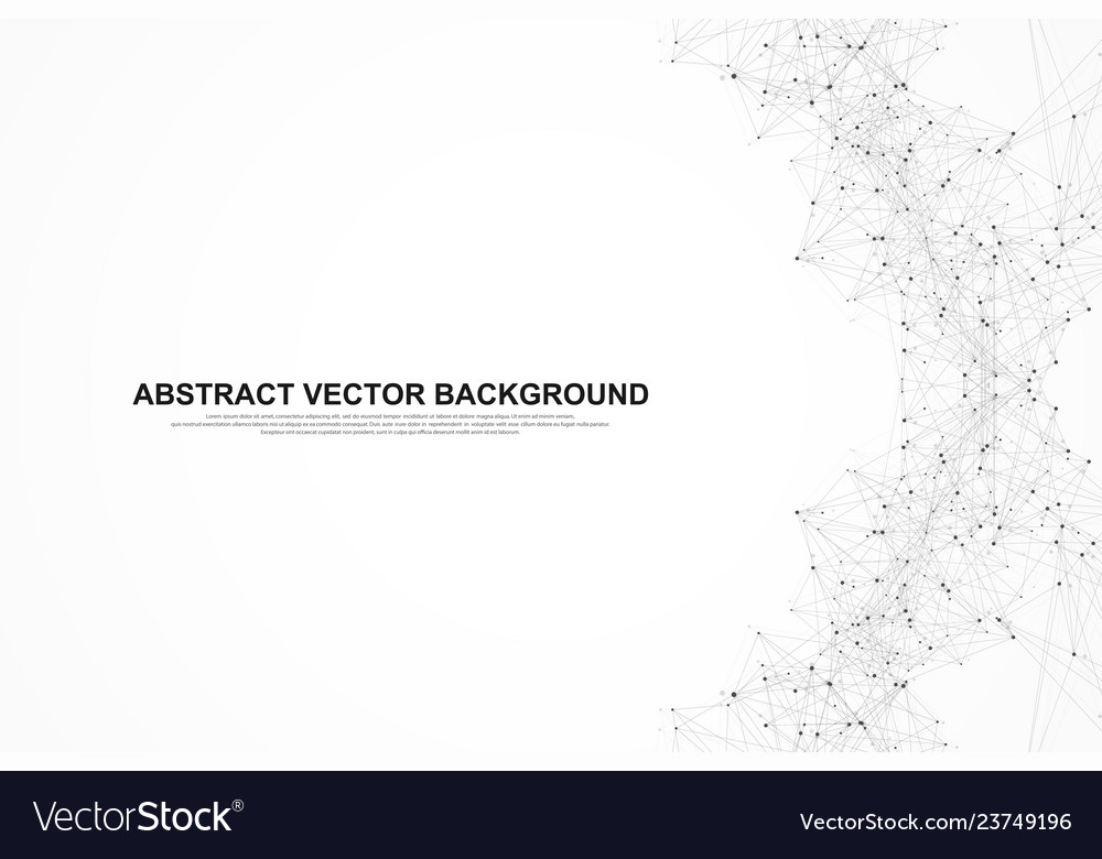Networking connection concept abstract technology Vector Image