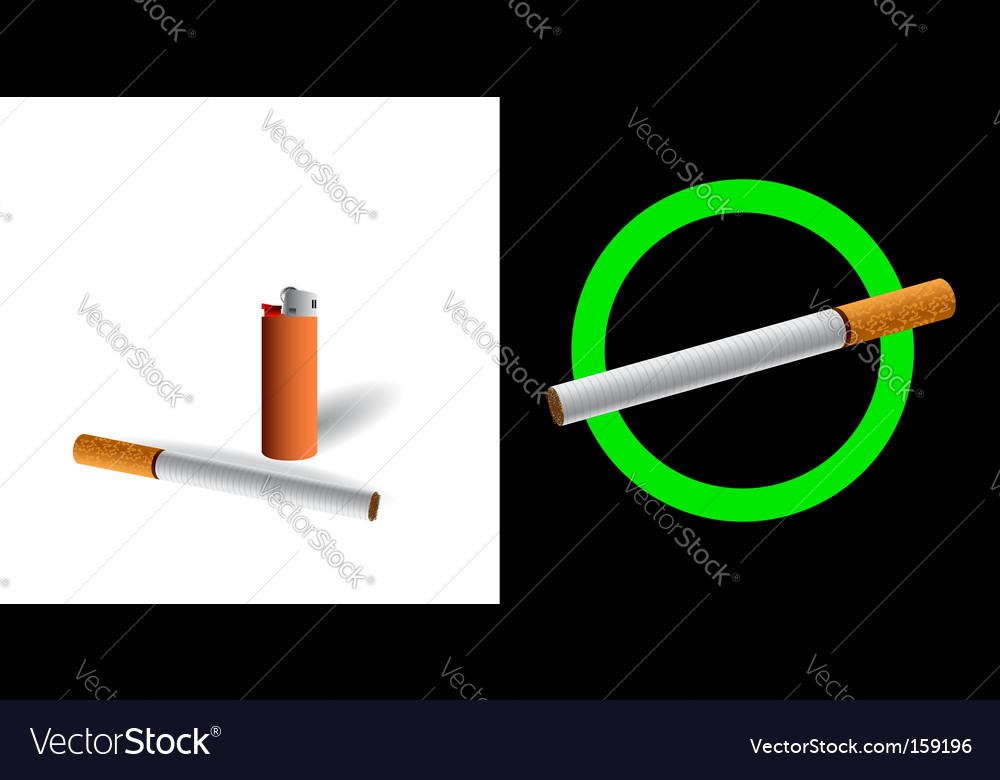 Smoking Royalty Free Vector Image - VectorStock
