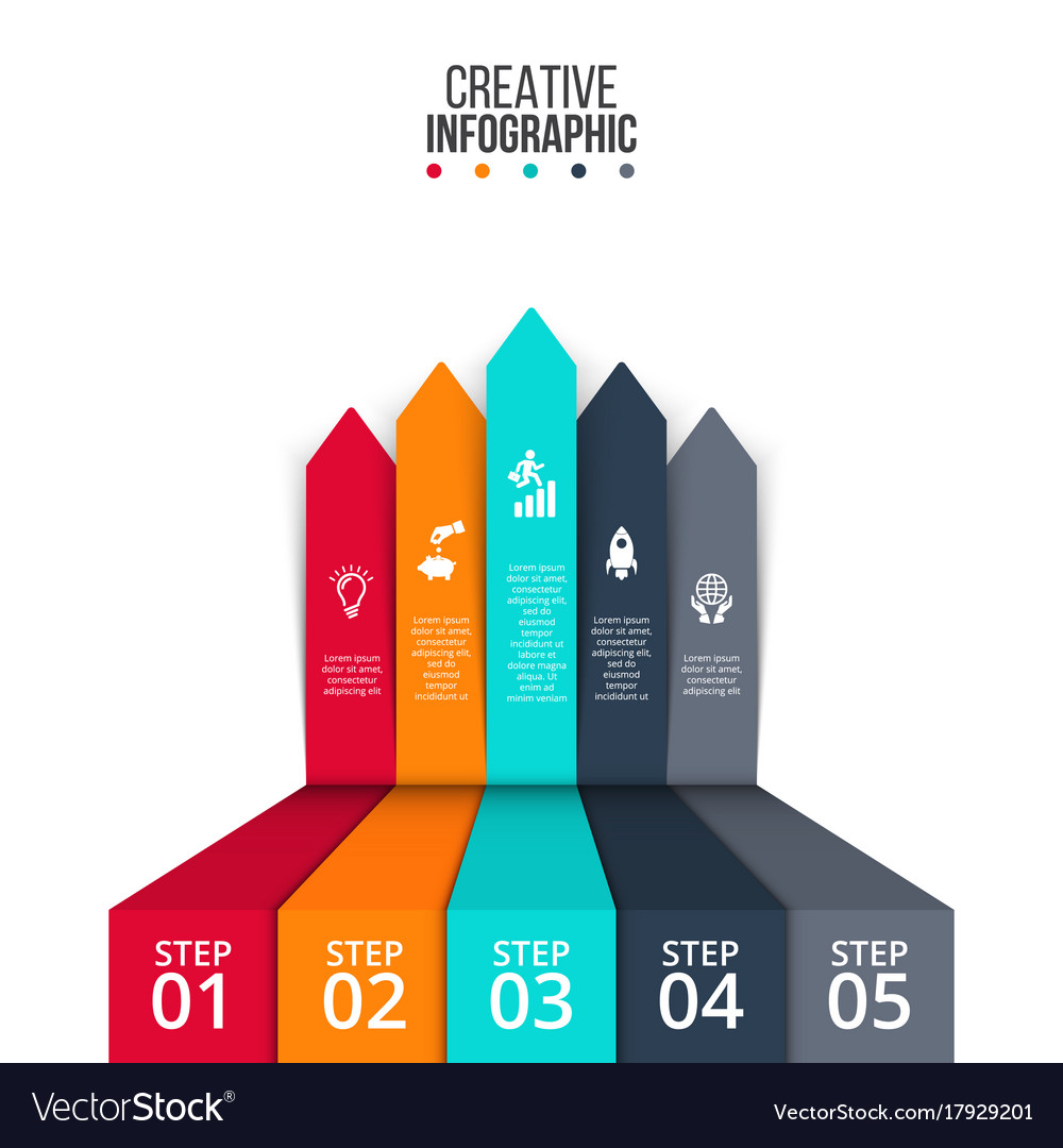 Business data visualization Royalty Free Vector Image