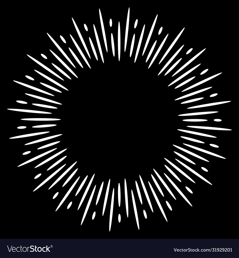 Design elements starburst explosion effect Vector Image