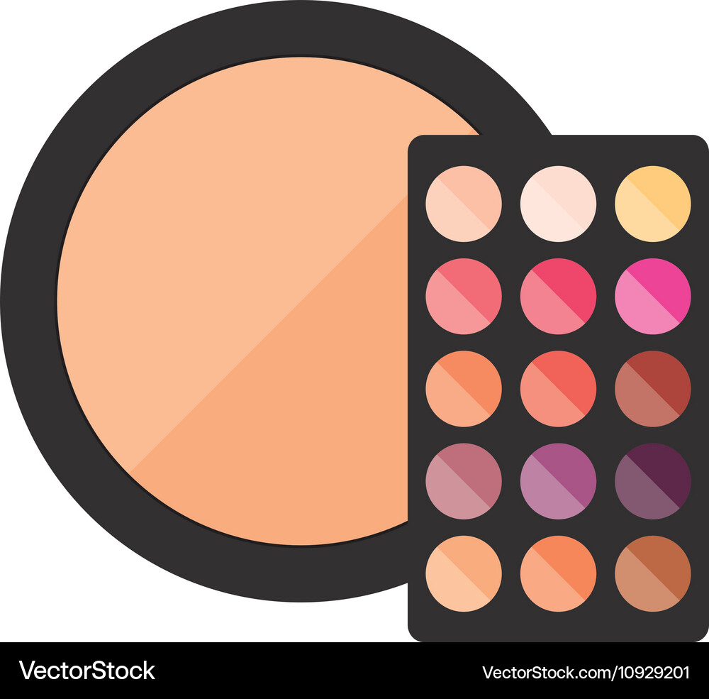 Female make up product isolated icon Royalty Free Vector