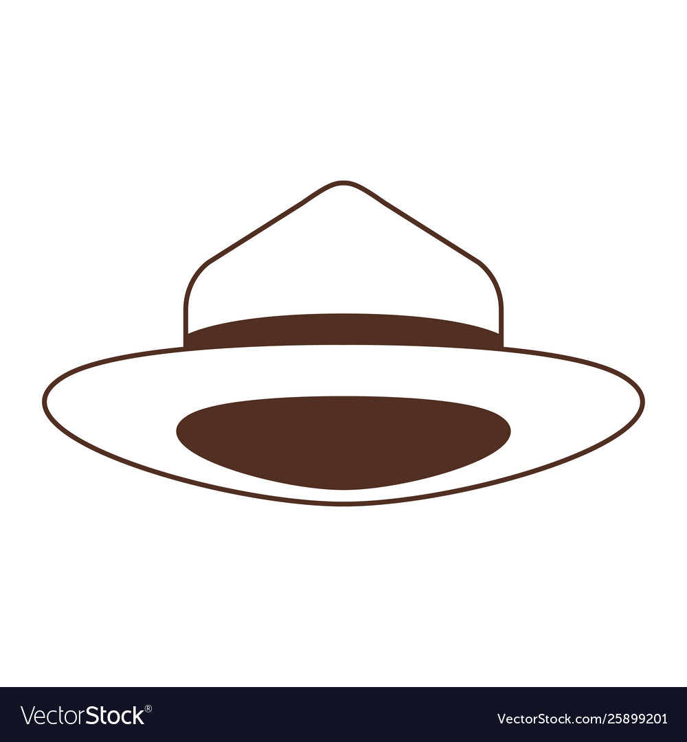 Isolated hat design Royalty Free Vector Image - VectorStock