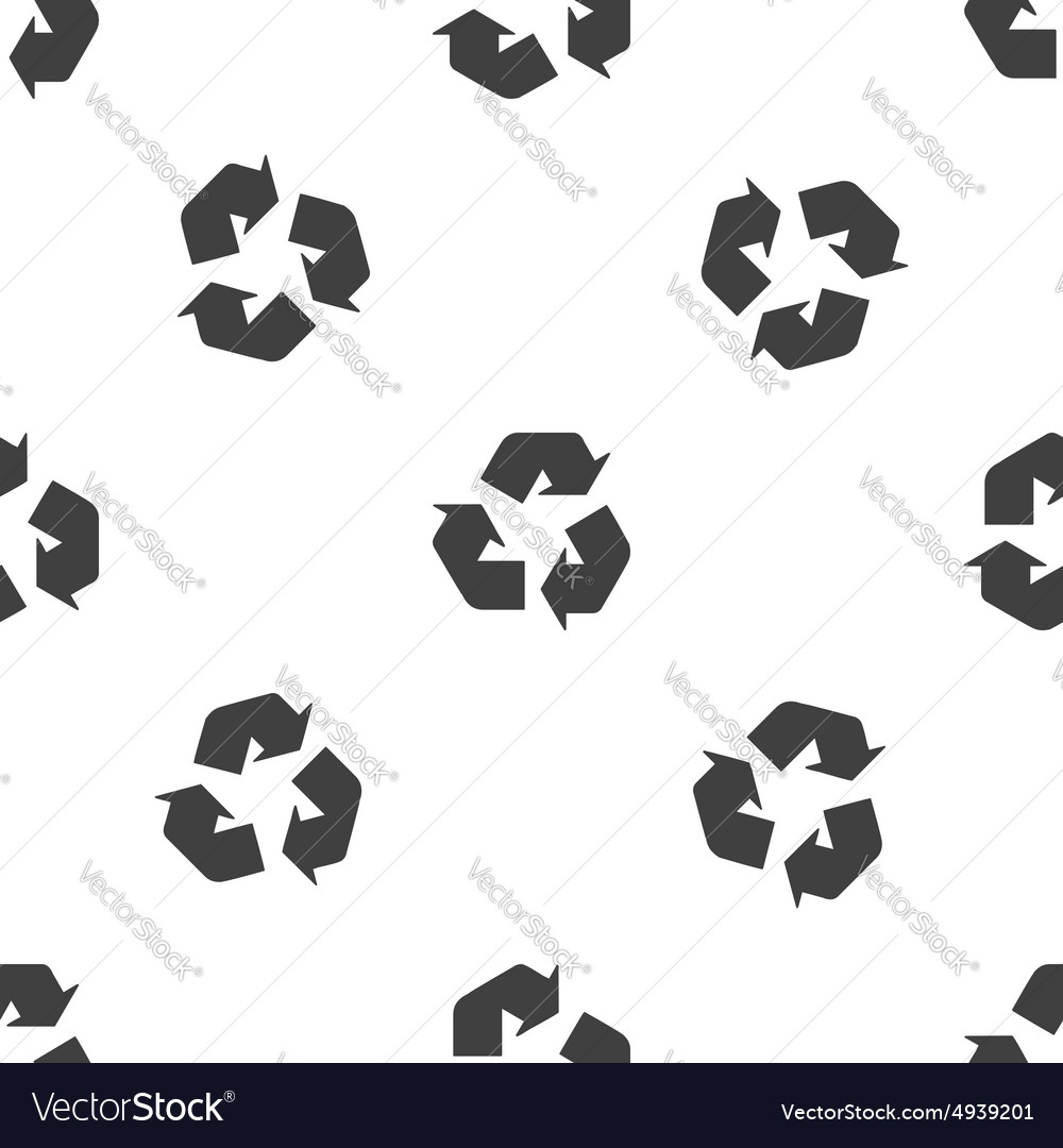 Recycle pattern Royalty Free Vector Image - VectorStock