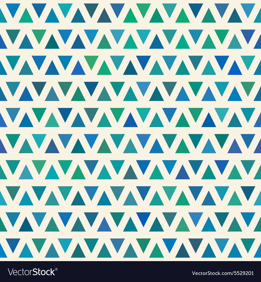 Seamless pattern with triangles Royalty Free Vector Image