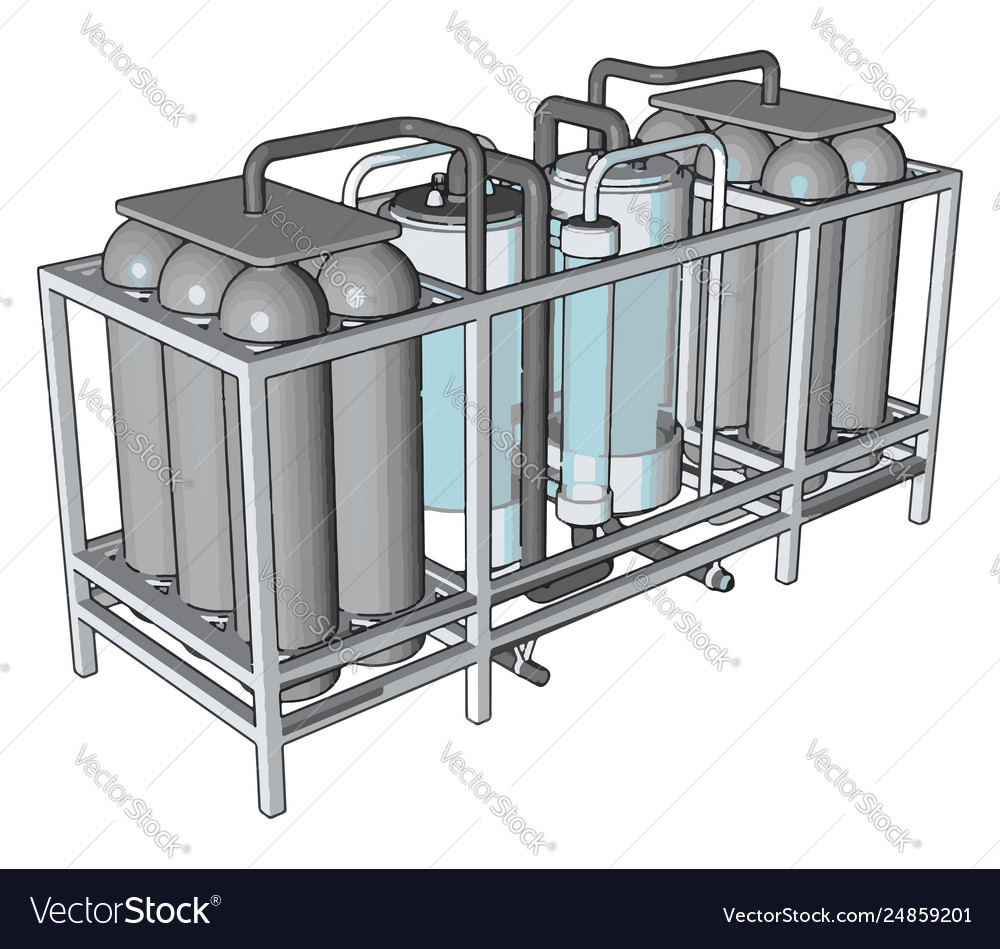 Temperature controlled storage containers Vector Image