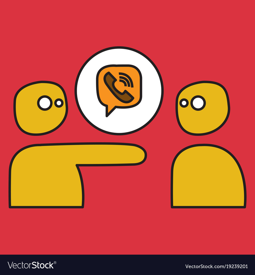 Viber flat icon element template for design Vector Image