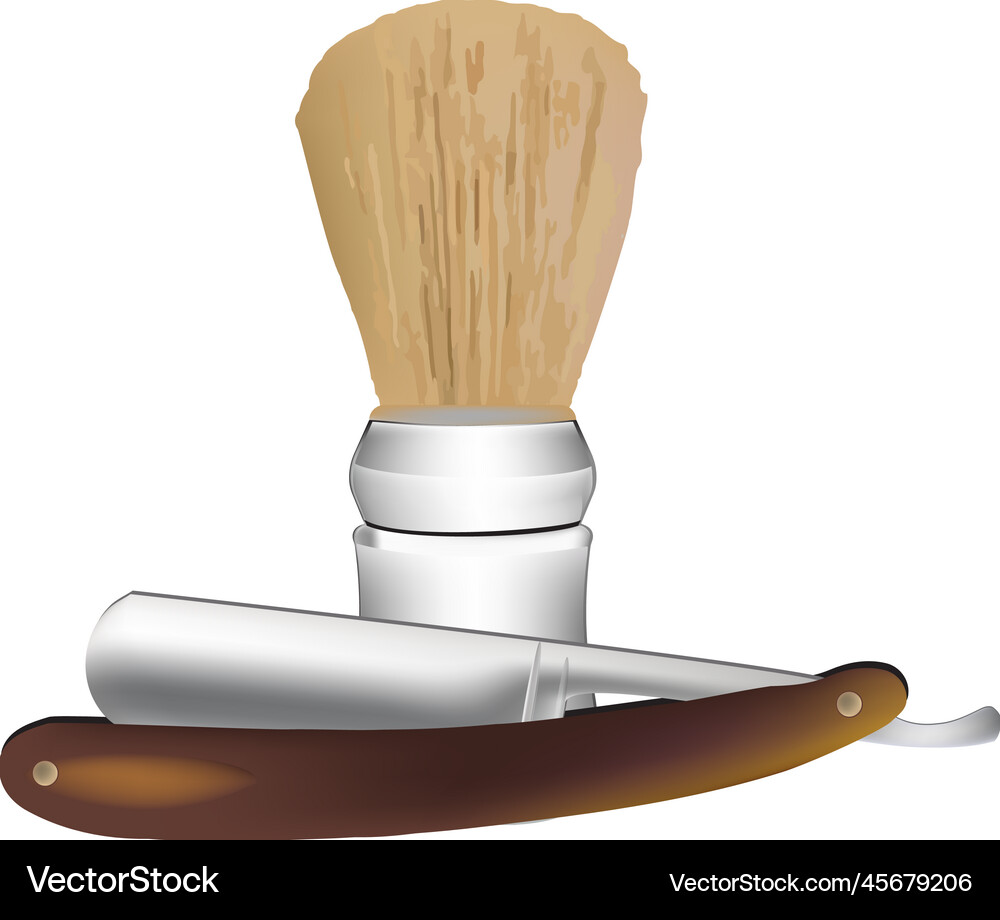 Barber accessories and mens grooming Royalty Free Vector
