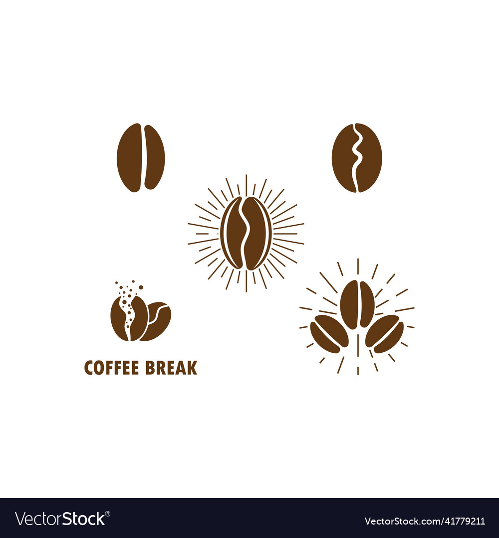 Coffee beans Royalty Free Vector Image - VectorStock