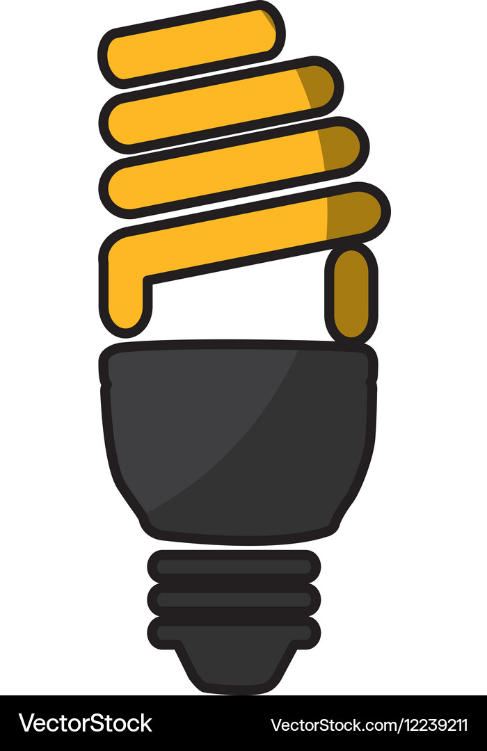 Save bulb isolated icon Royalty Free Vector Image