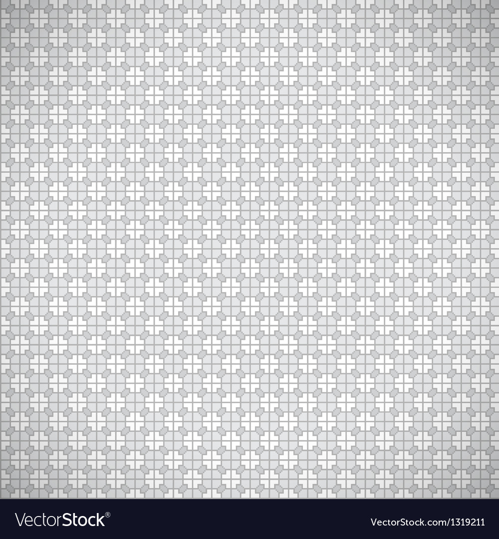 Seamless grey retro pattern background Royalty Free Vector