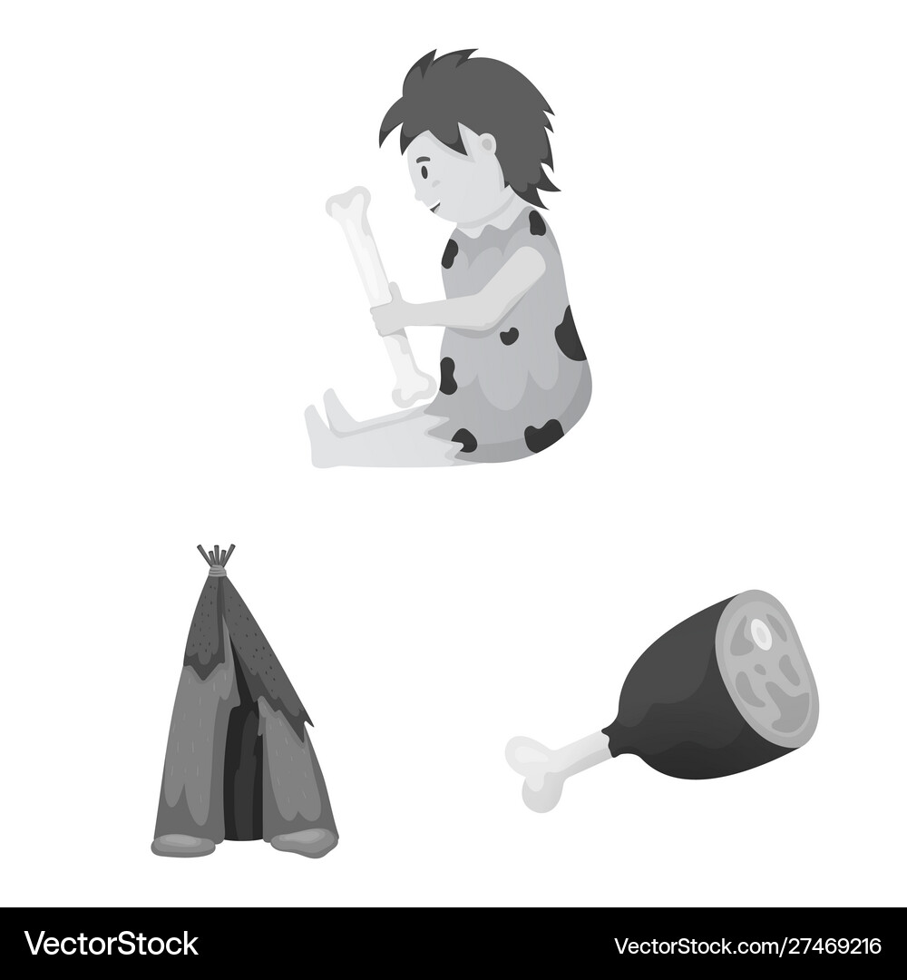 Design history and era icon set Royalty Free Vector Image